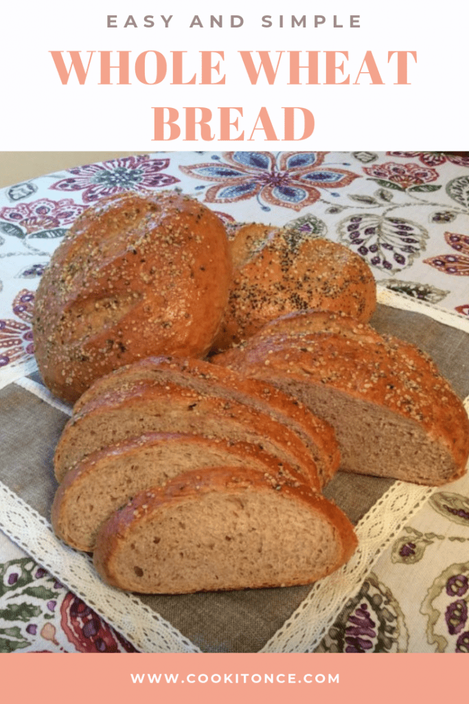 Easy and Simple Whole Wheat Bread
