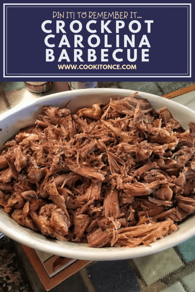 Crockpot Carolina Barbecue