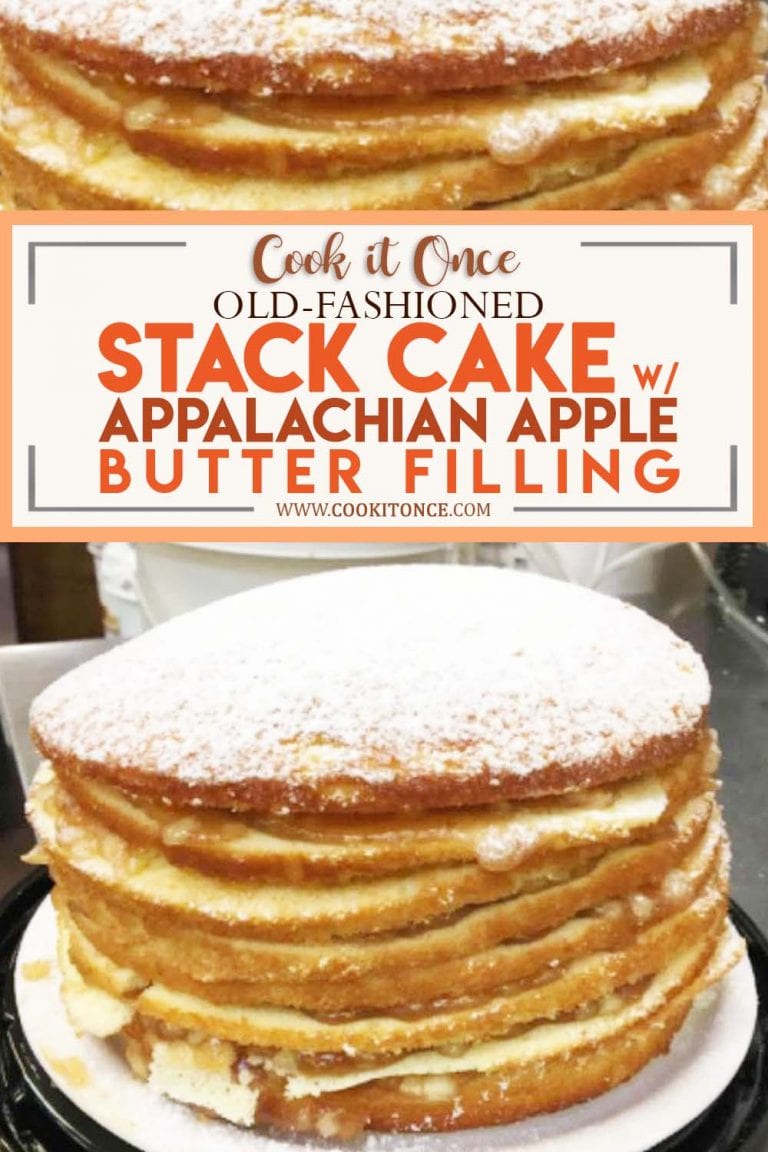 OLD-FASHIONED STACK CAKE WITH APPALACHIAN APPLE BUTTER FILLING