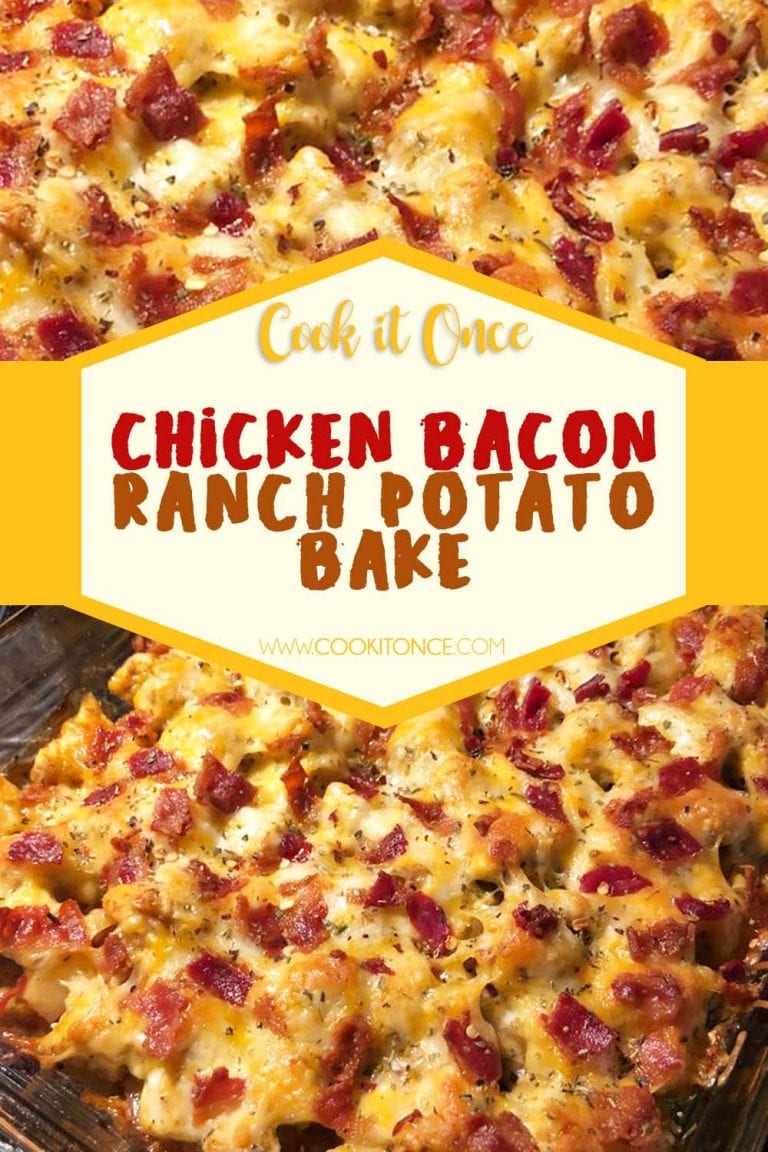 CHICKEN BACON RANCH POTATO BAKE