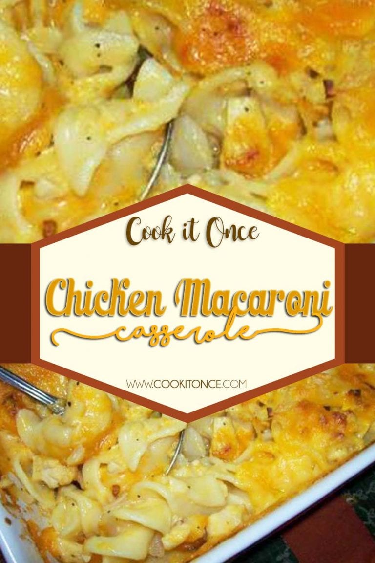 CHICKEN MACARONI CASSEROLE