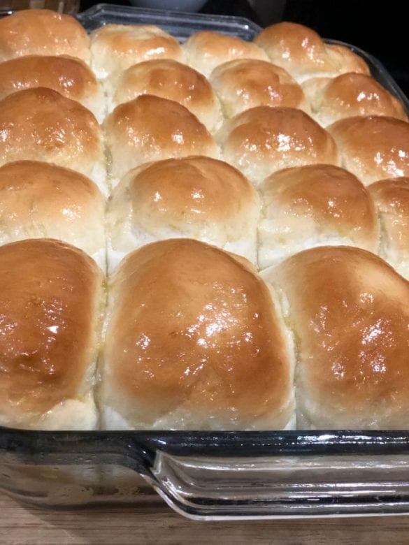 Easy Big Fat Yeast Rolls