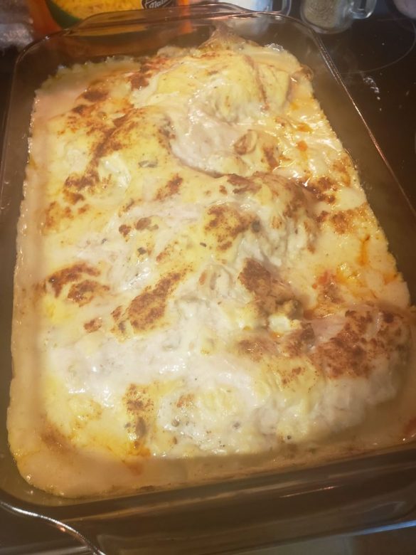 HOW TO MAKE CREAMY CHICKEN BAKE RECIPE
