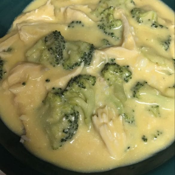 Creamy Chicken & Broccoli Over Rice