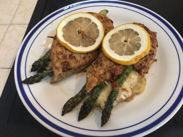 Asparagus Stuffed Chicken