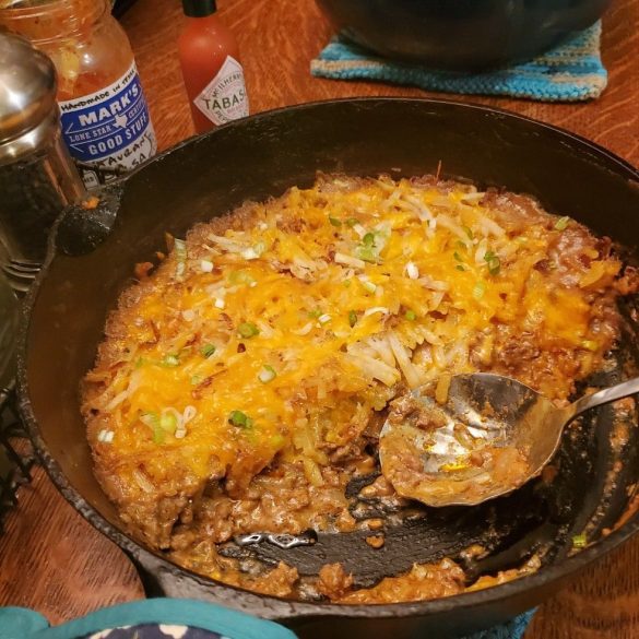 Hamburger Hash Brown Casserole Recipe