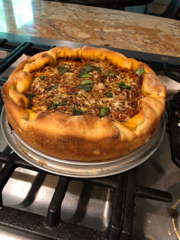 My Favorite Deep Dish Pizza Recipe